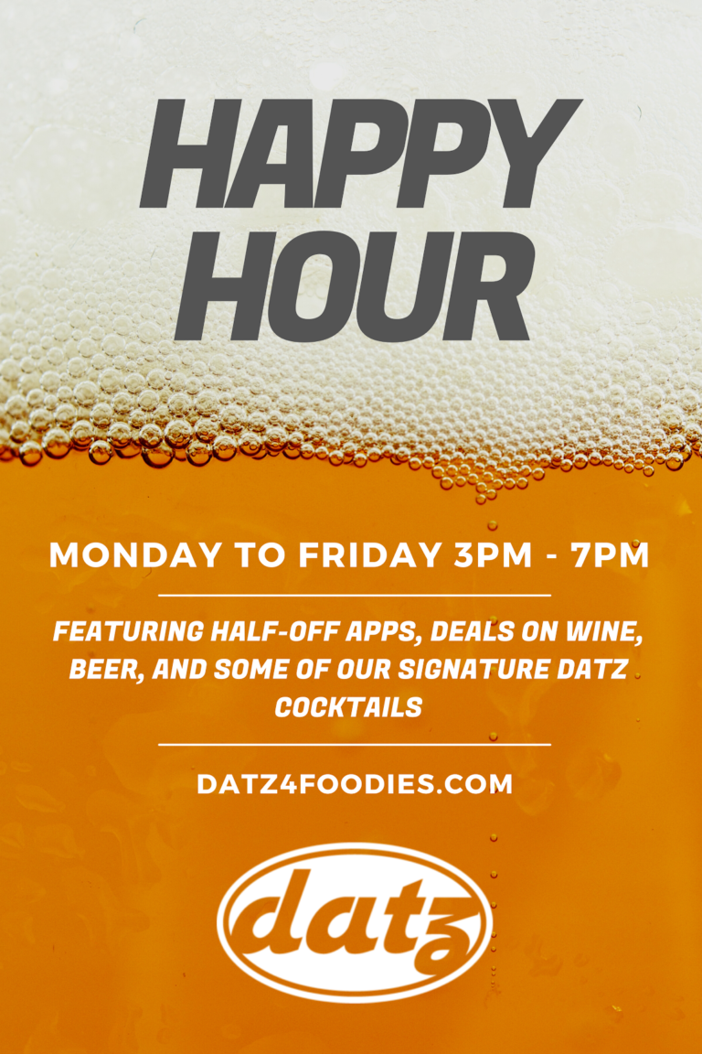 Menu - Datz Restaurant